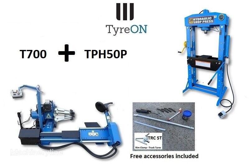 Novi TyreON T700 2-speed 42 Inch truck tyre changer + 50T air hydraulic work demonterka