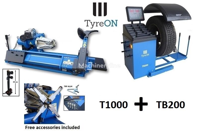 Novi TyreON T1000 2-speed 56 Inch truck tyre changer + truck / bus / car whe demonterka
