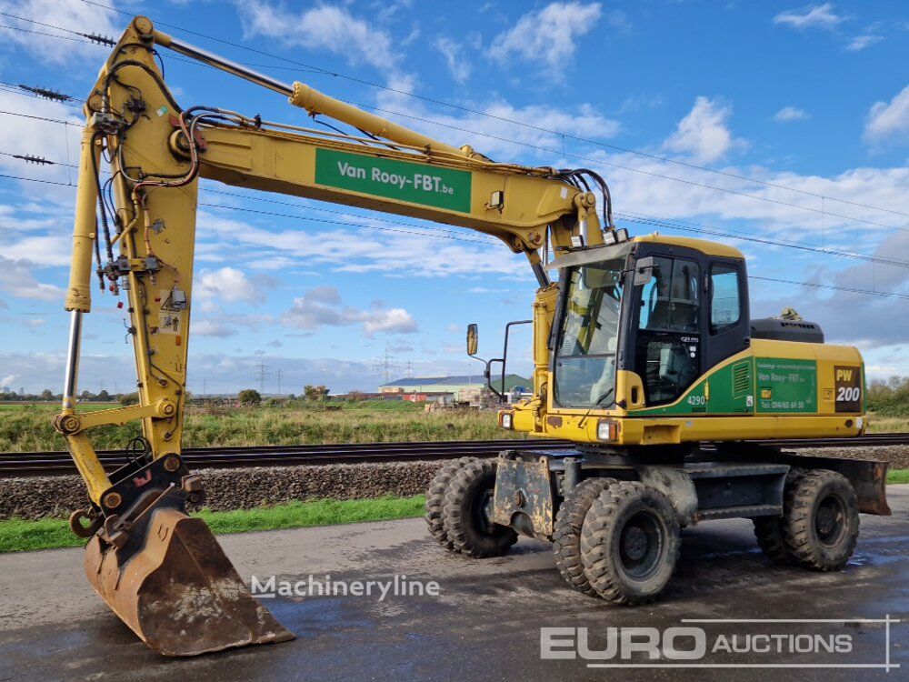Prodaje se Komatsu PW200-7 bager za pretovar na aukciji