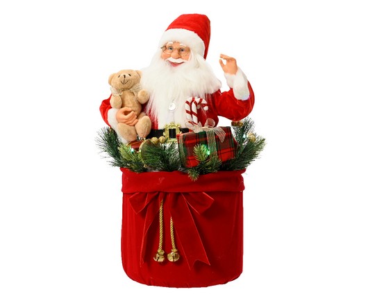 NG dekoracija - SANTA 63cm 547598 - Red - KMG