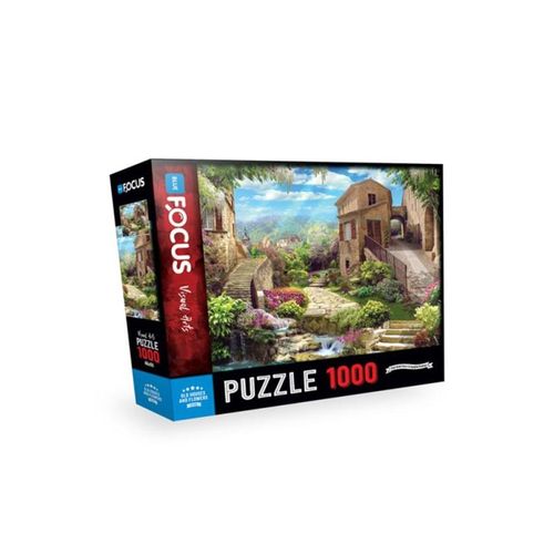 Blue Focus Puzzle Old Houses and Flowers BF285 108/22855