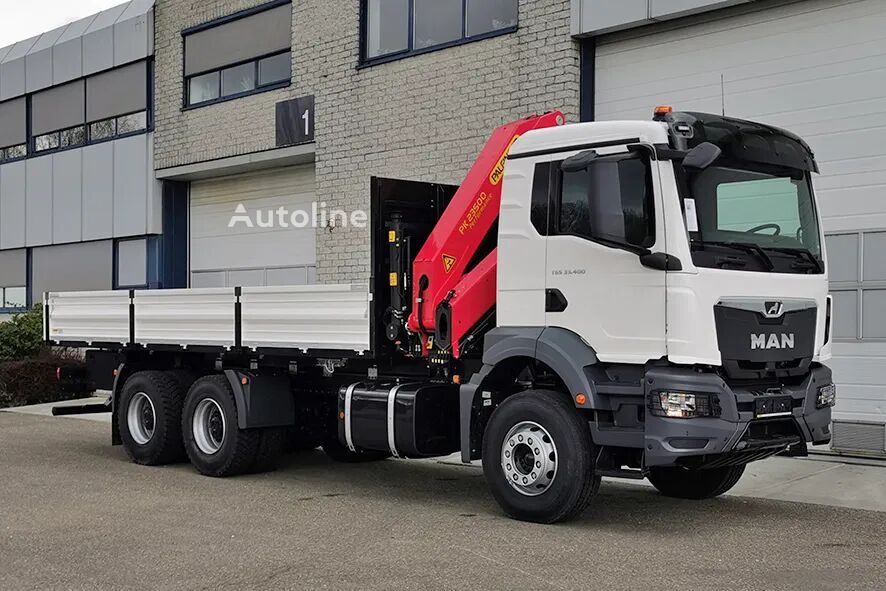 Novi MAN TGS 33.400 BB CH Crane Truck (10 units) kamion s ravnom platformom