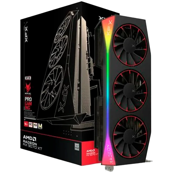XFX Mercury AMD Radeon RX 9070XT OC Magnetic Air Edition RGB 16GB GDDR6 Grafička karta