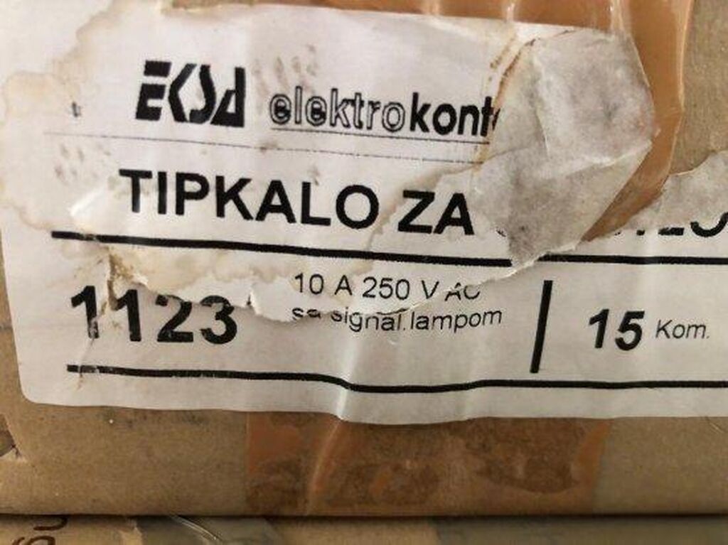 Kvalitetni tasteri i prekidači za zvono ili svetlo; Kvalitetna izrada;