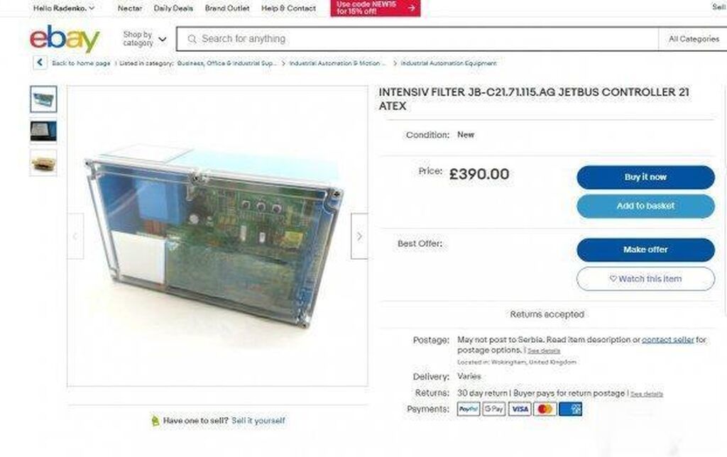 *** AKCIJA *** 0214 Intensiv Filter - IF JetBus Controller; Typ