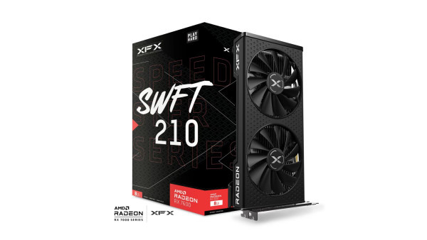 SVGA XFX Radeon RX 7600 Speedster 8GB SWFT210 Core Edition, RX-76PSWFTFY