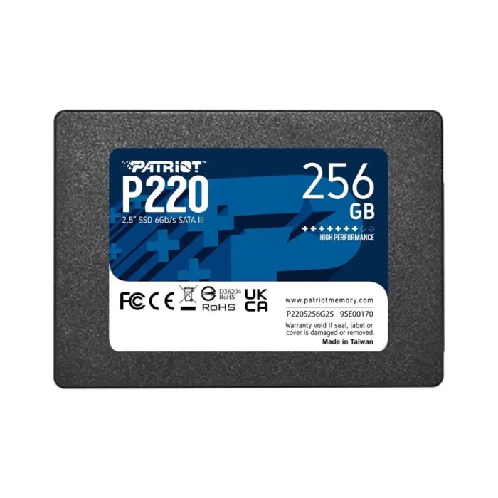 SSD Patriot P220 2.5'' SATA3 256GB P220S256G25
