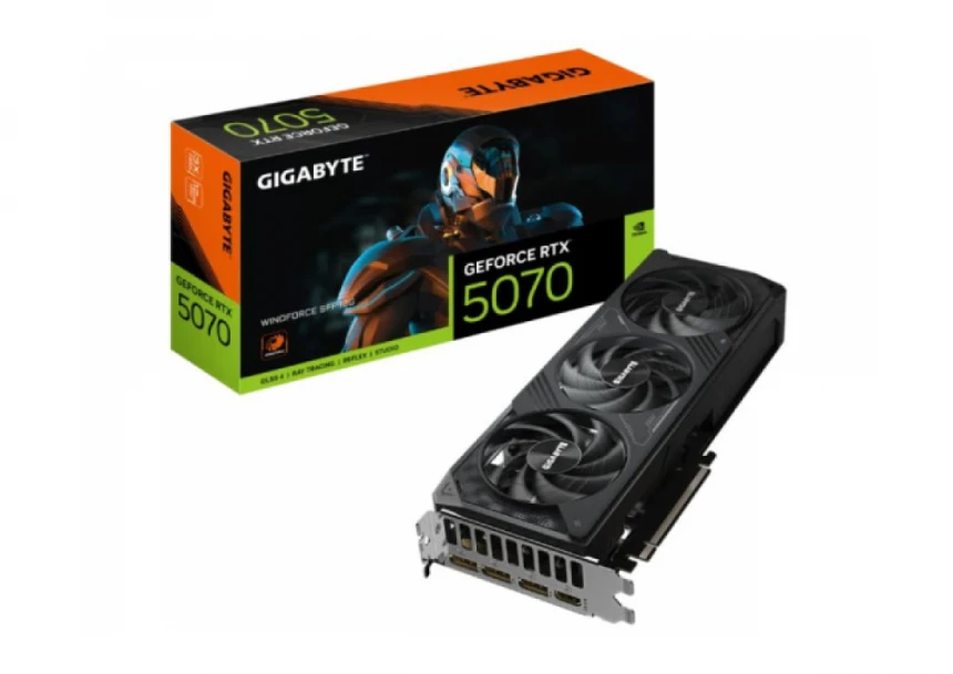 Gigabyte RTX 5070 Windforce 12GB SFF GDDR7, GV-N5070WF3-12GD