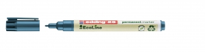 Marker permanent E-25 EcoLine 1mm, zaobljeni plava Edding