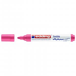 Vodootporni marker T-SHIRT E-4500 2-3mm neon roze Edding