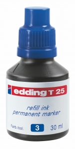 Refil za markere E-T25, 30ml plava Edding