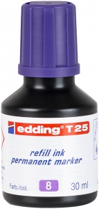 Refil za markere E-T25, 30ml ljubičasta Edding