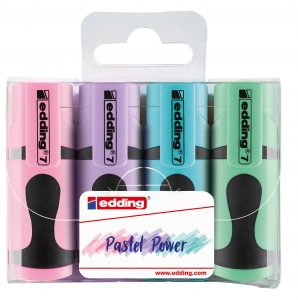 Mini signiri Edding E-7 Pastel set 1/4 sortirano Edding