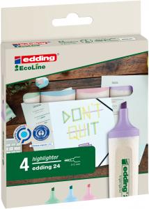 Signiri E-24 EcoLine pastel 2-5mm, set 1/4 sortirano Edding