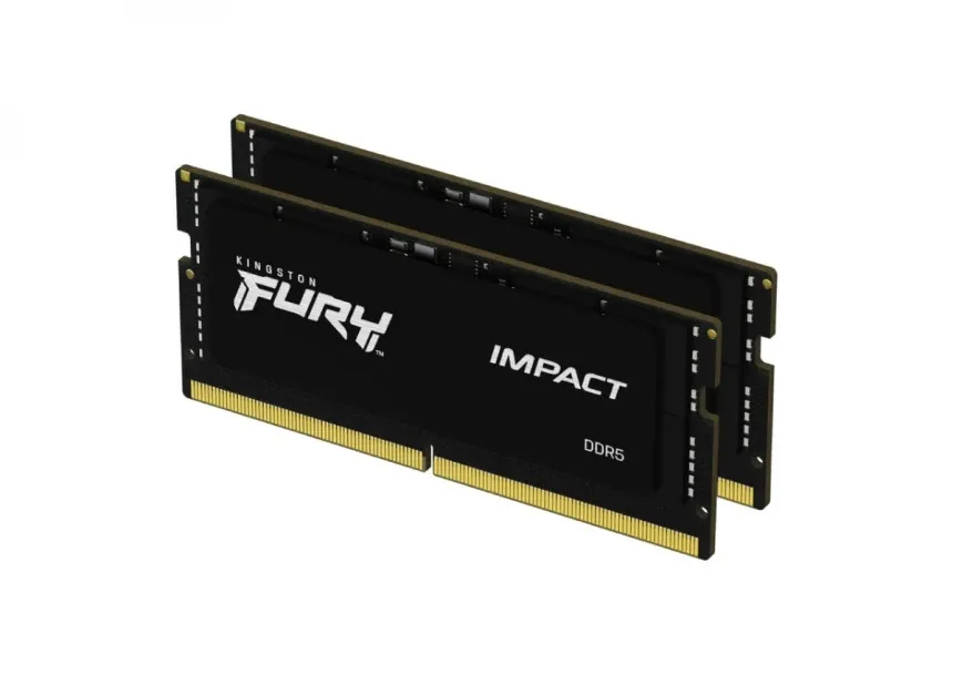 KINGSTON SODIMM DDR5 64GB (2x32GB kit) 5600MT/s KF556S40IBK2-64 FURY Impact Black