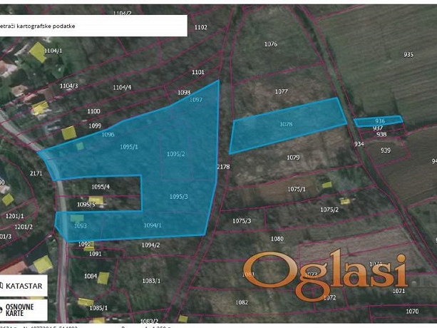 Placevi 90,81 ari Donji Racnik - Jagodina