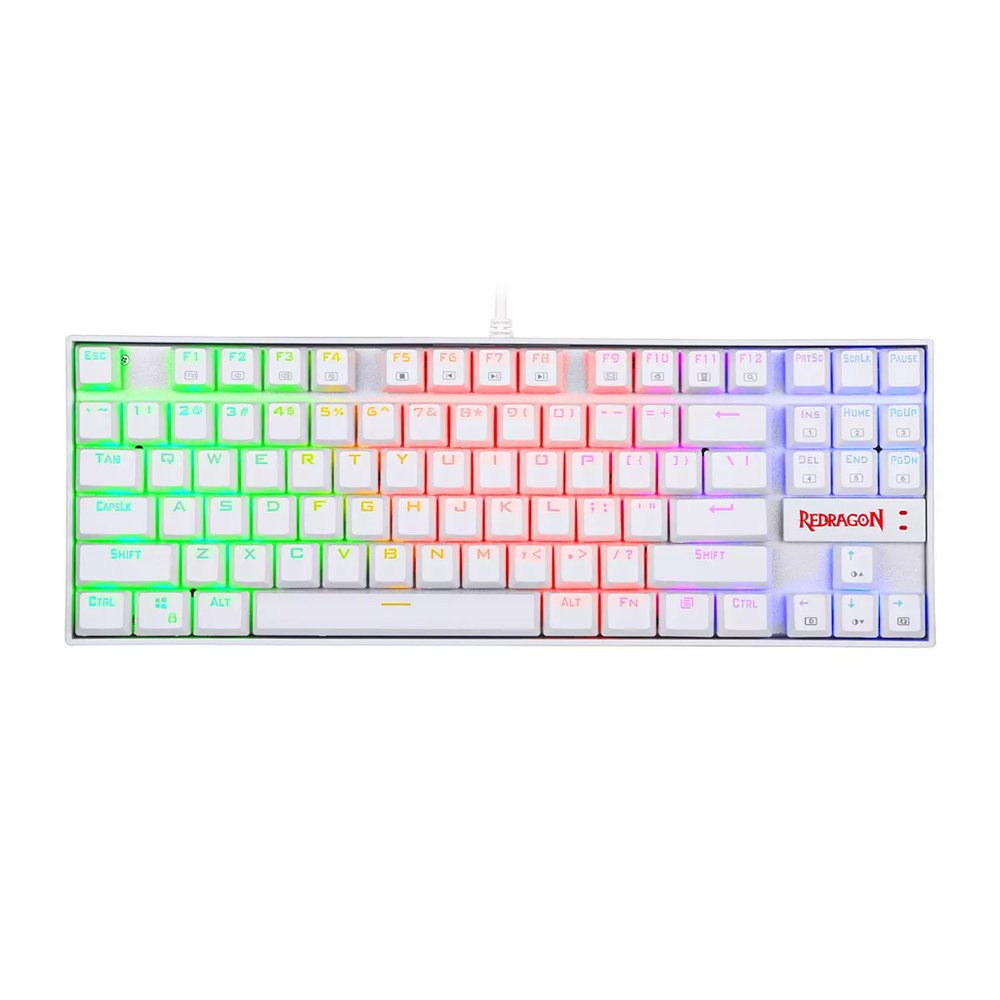 Tastatura Redragon Kumara K552-RGB Mechanical Gaming White - Red SwitchID: EK000773176