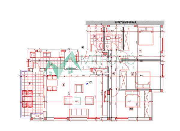 Četvorosoban stan na prodaju, 116m2, 228.660€