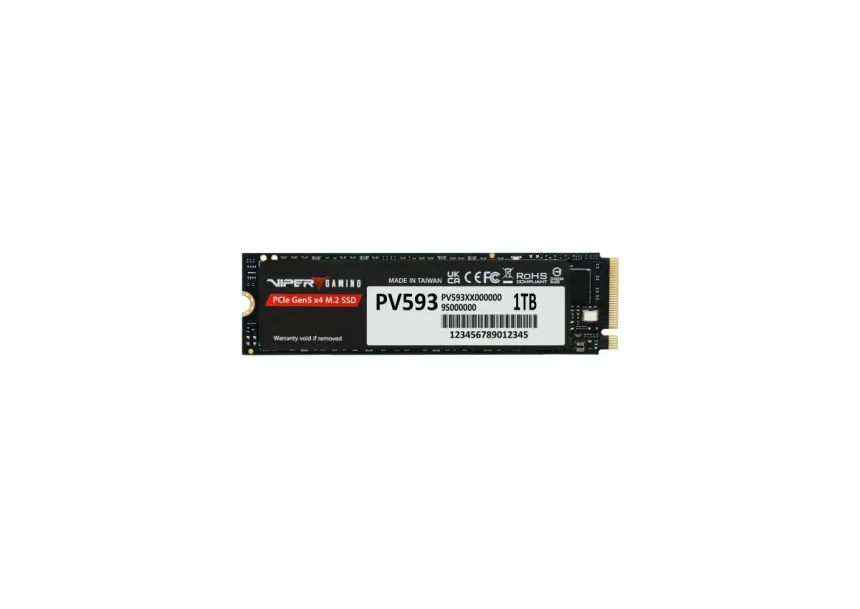 SSD M.2 NVMe 1TB Gen 5.0 Patriot PV593 14000MBs/13000MBs PV593P1TBM28H