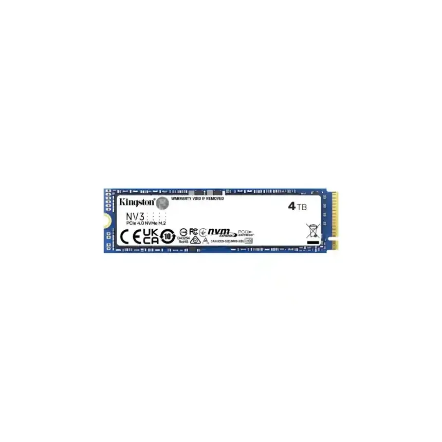 SSD M.2 NVME 4TB Kingston SNV3S/4000G 6000MBs/5000MBs