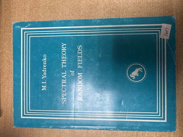 spectrql theory of random fields m.i.tadrenko