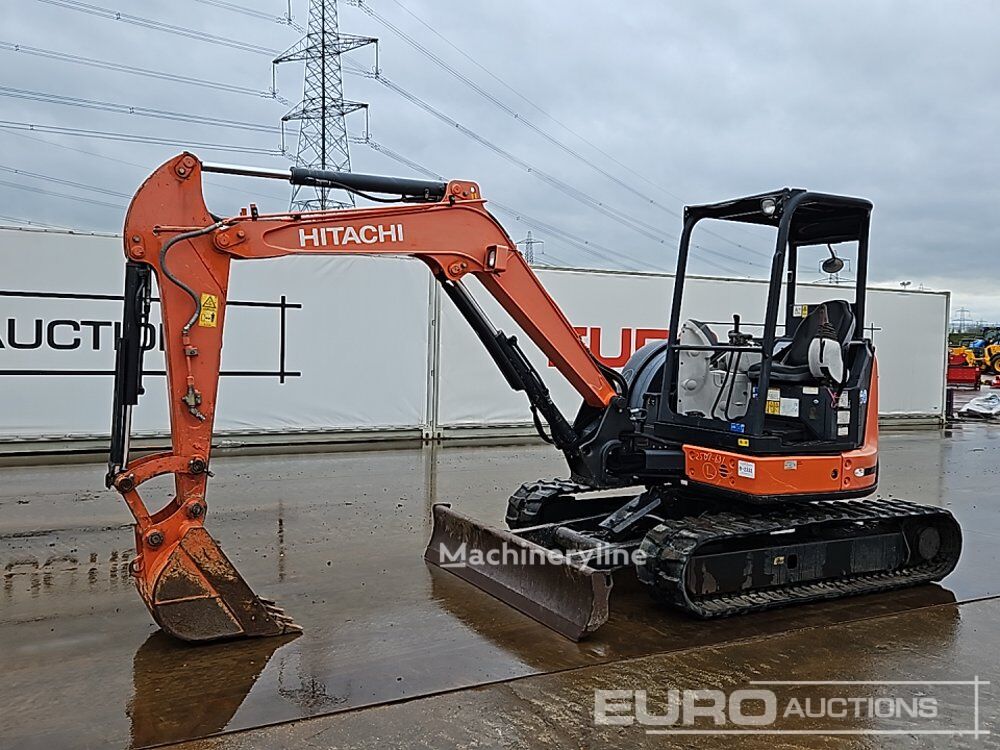 Prodaje se Hitachi 2014 Hitachi ZX40U-5A Rubber Tracks, Blade, Offset, Piped, Bucke mini bager na aukciji