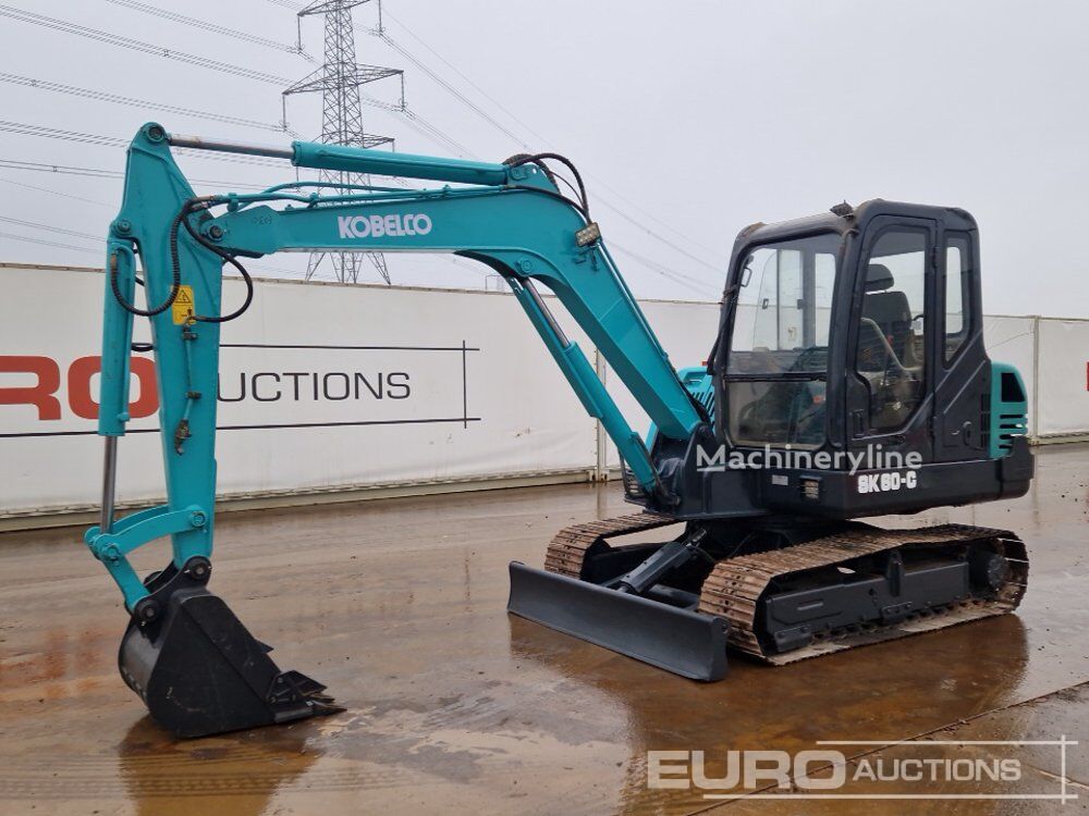 Prodaje se Kobelco SK60-C mini bager na aukciji