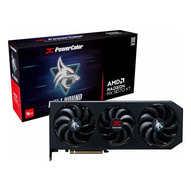 Power Color Grafička kartica RX 9070 XT Hellhound AMD, 16GB, GDDR6, 256 bit