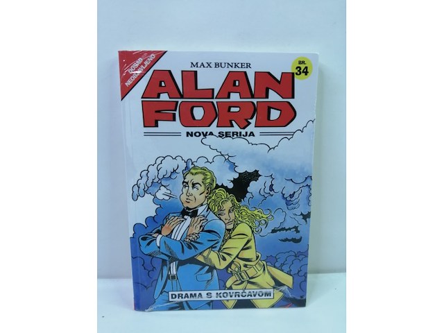 Alan Ford SVNS 34: Drama s Kovrčavom - celofan
