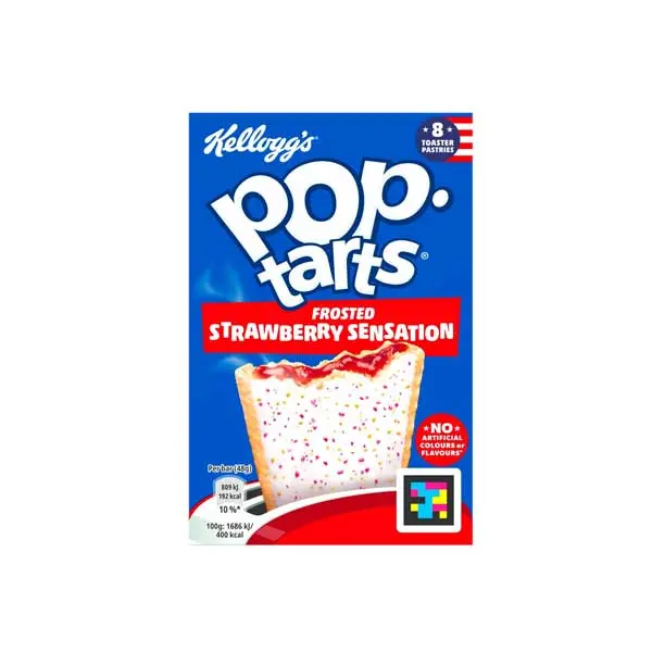 Kellogg's Pop Tarts Frosted Strawberry, 384g