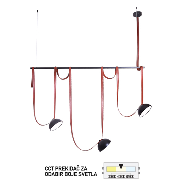 Forma LED viseća lampa FK2100-30V BK/BRID: EK000779816