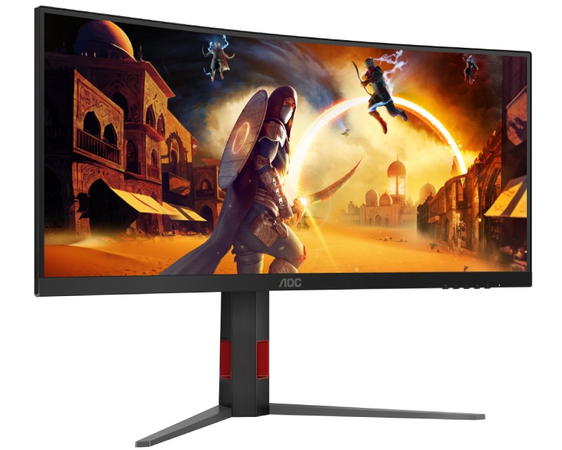 AOC 34 inča CU34G4Z WQHD 3440×1440 Fast VA 240 Hz zakrivljeni gaming monitor