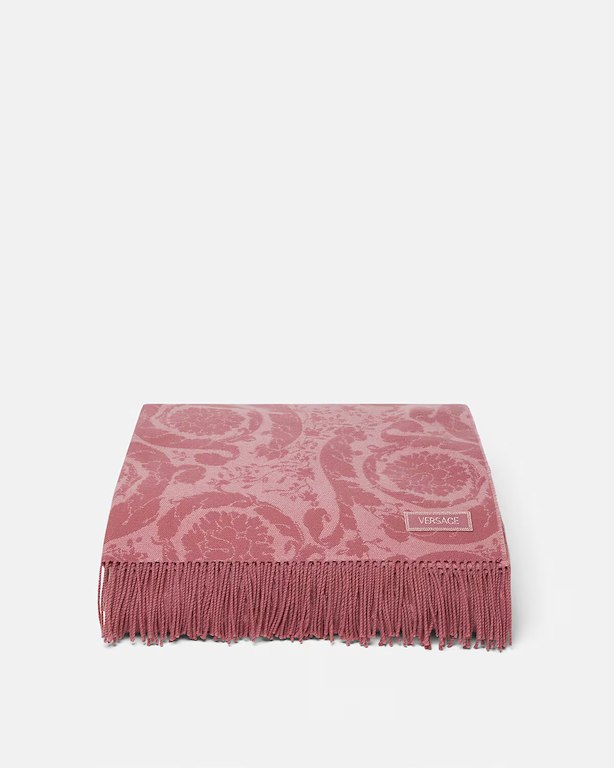 Versace Home Barocco Cashmere Fringed Blanket – Ćebe