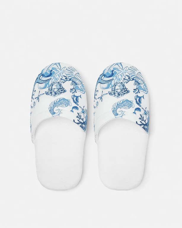 Versace Home Coral Theatre Slippers – Papuče XL