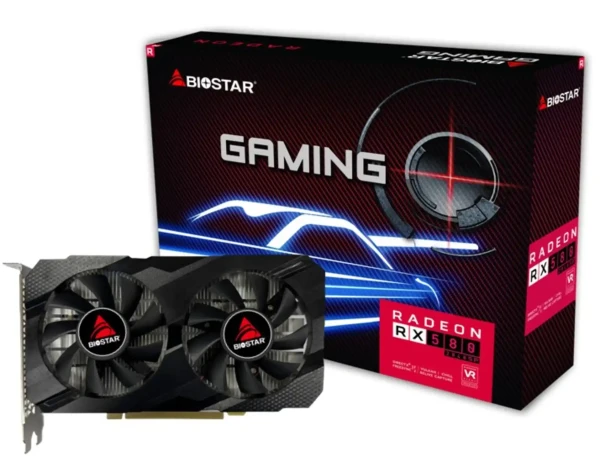 BIOSTAR RX580 8GB GDDR5 256 bit 3XDPDVIHDMI