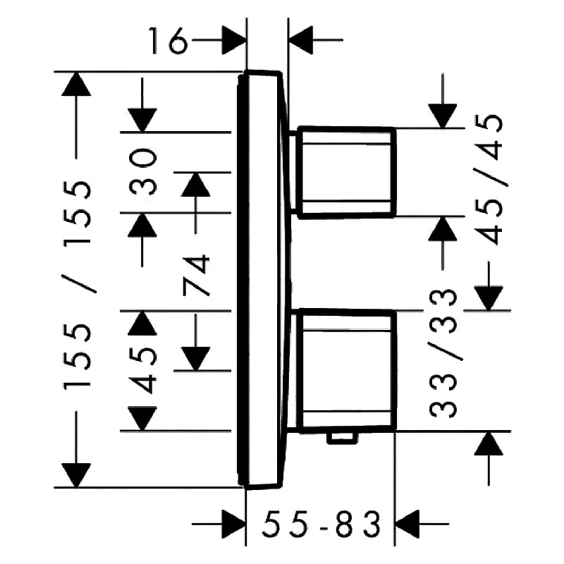Ecostat E termostatska slavina Hansgrohe