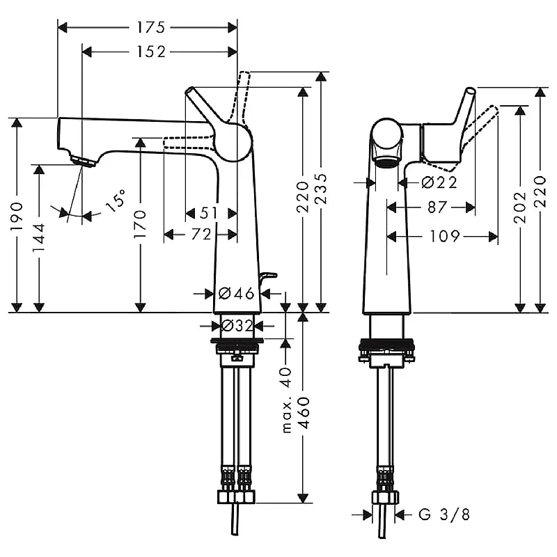 Talis Select S 140 Slavina za lavabo Hansgrohe