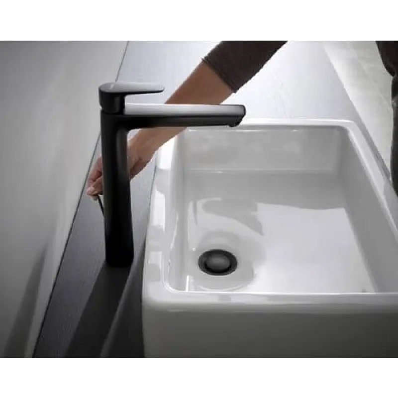 Talis E 240 Slavina za lavabo matt crna visoka Hansgrohe