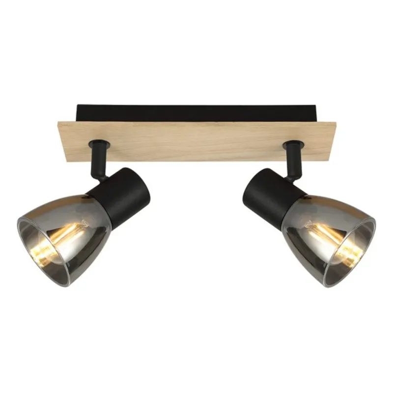 SPOT LAMPA FE406-2 BK+WD FORMA