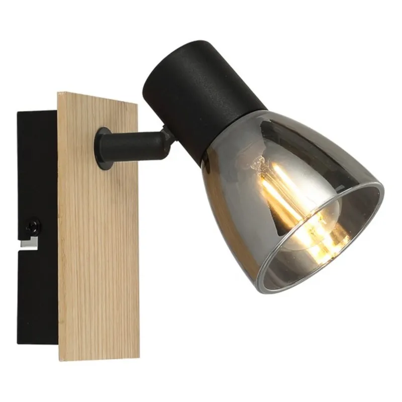 SPOT LAMPA FE406-1 BK+WD FORMA