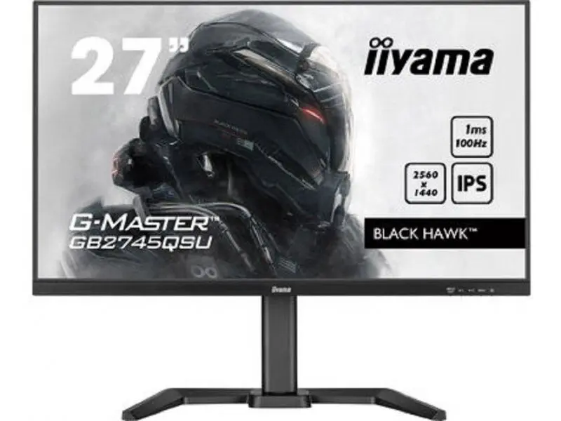 Iiyama Gaming monitor G-MASTER GB2745QSU-B1, 27", IPS, QHD, 100Hz, USB, AMD FreeSync