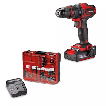 Einhell aku udarna bušilica TE-CD 18/40 Li-i + 64 dodatka set (1x2.0Ah) 4514325