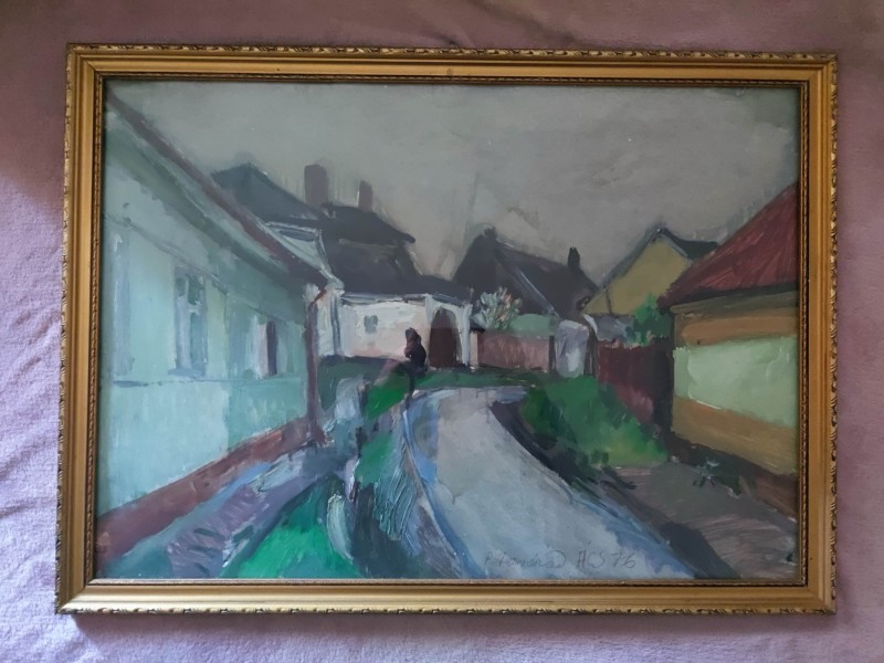 Jozef Ac – Petervar (1976) komb. tehnika ( 75x55 cm)