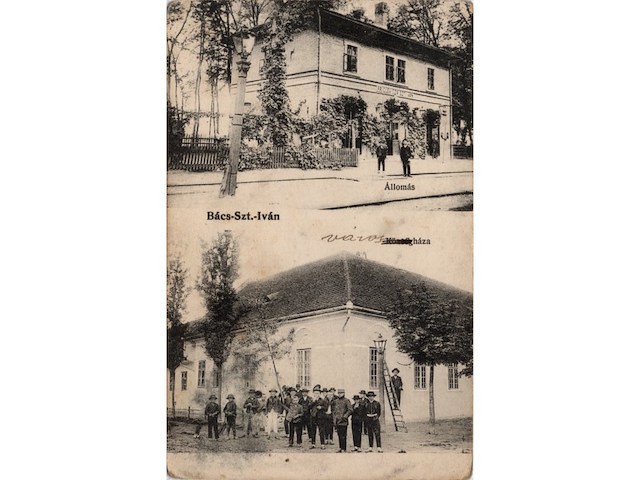 Prigrevica 1911 - Zeleznica - Apatin - Retko!