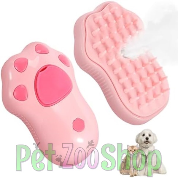 Četka za mačke i pse Tinioey Steamy Cat Brush – 3 u 1