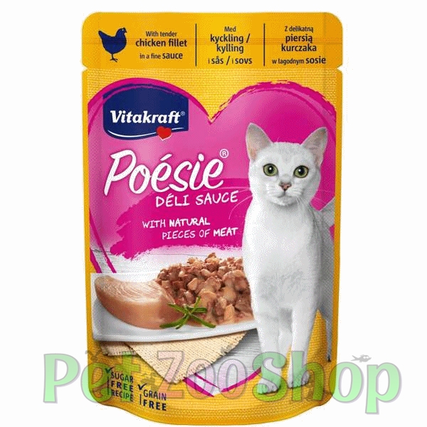 Vitakraft Poesie Grain Free Sos Piletina za mačke 85g