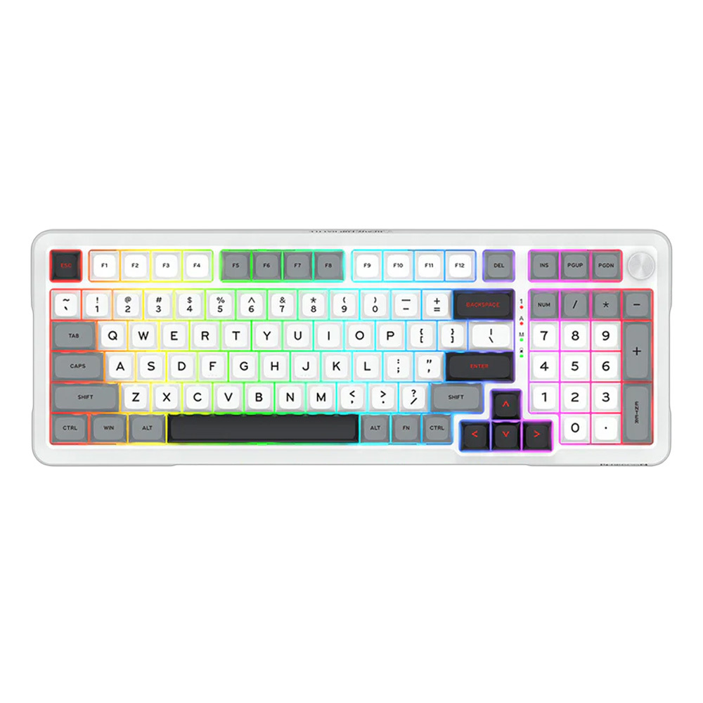 Tastatura Redragon Bragi Pro K688 Wired/2.4G/BT Mechanical WhiteID: EK000780637