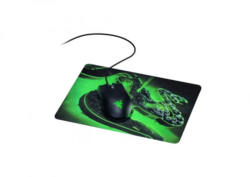 Abyssus Lite & Razer Goliathus Mobile Construct Mouse and Mouse Mat Bundle
