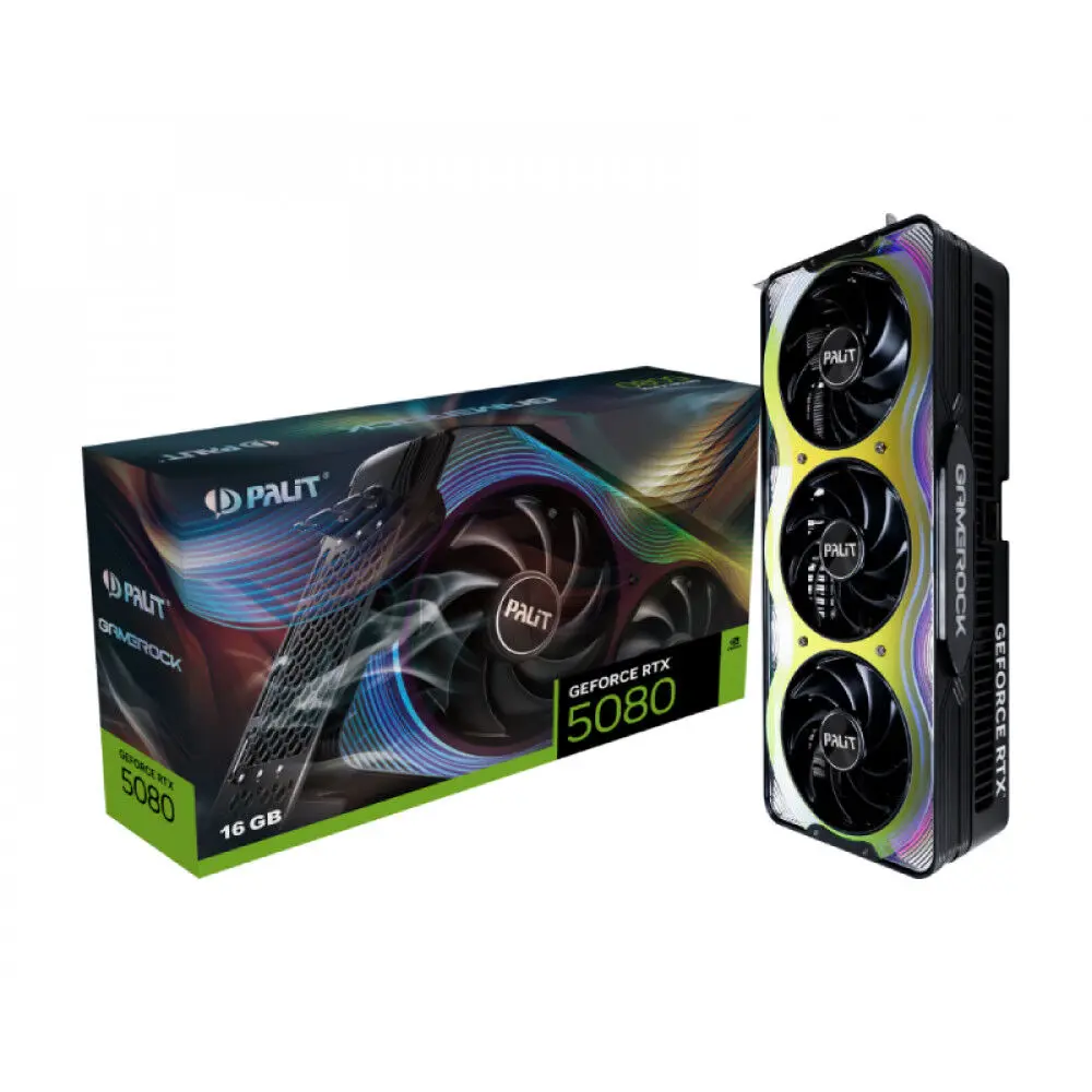 Palit Grafička kartica GameRock,NVIDIA GeForce RTX 5080, 16GB, 256bit, RTX 5080