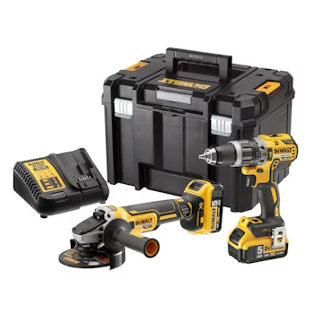DeWalt set aku bušilica i aku brusilica 18V 2x5Ah DCK2080P2T-QW
